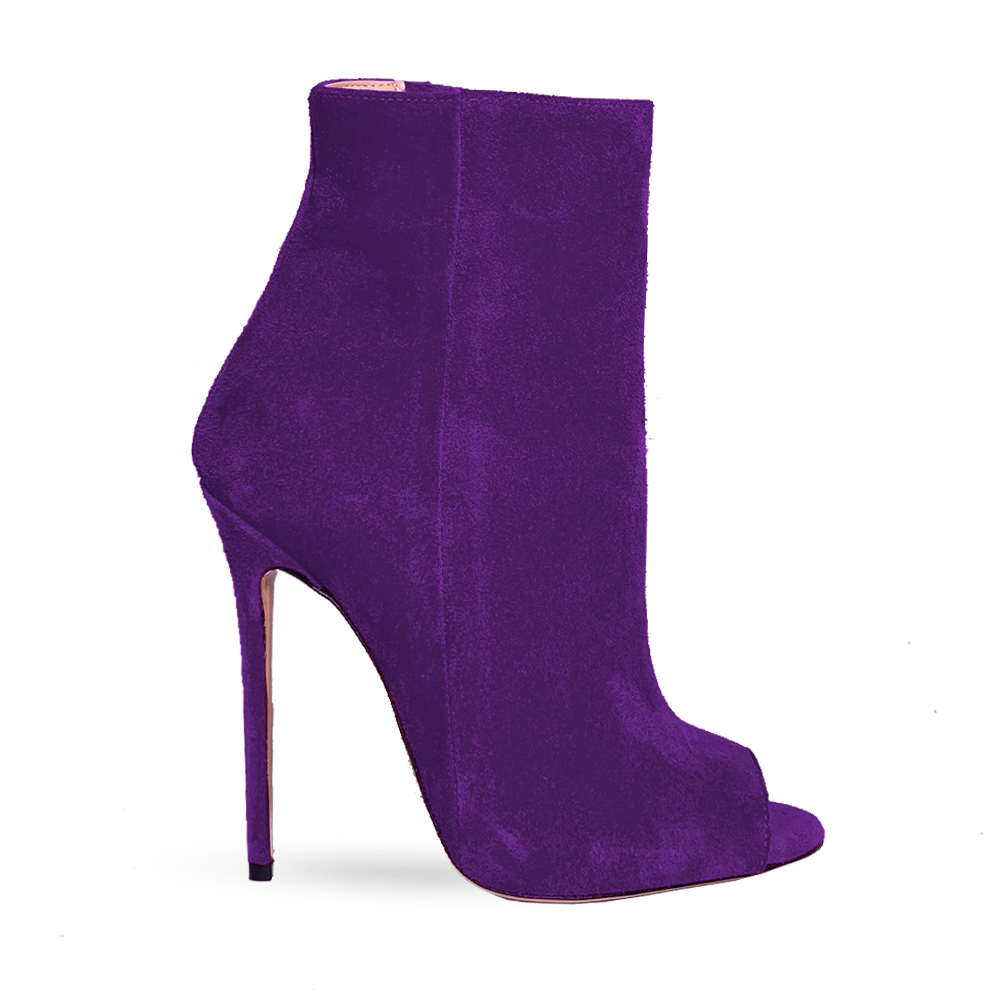 ARIEL SCAMOSCIATO VIOLA – Identità Shoes